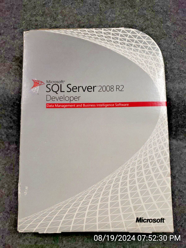 Microsoft SQL Server 2008 R2, Data Management & INTELLIGENCE Software (DS4D1) | eBay