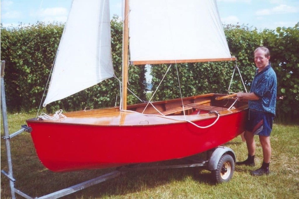 Original boat building plans for the Heron Dinghy designed by Jack Holt ...