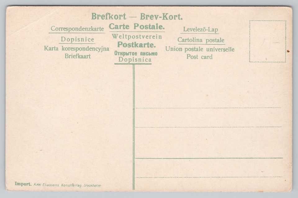 c1910s Kalevala Runo 34 Finnish Mythology Kullervo Postcard Axel ...