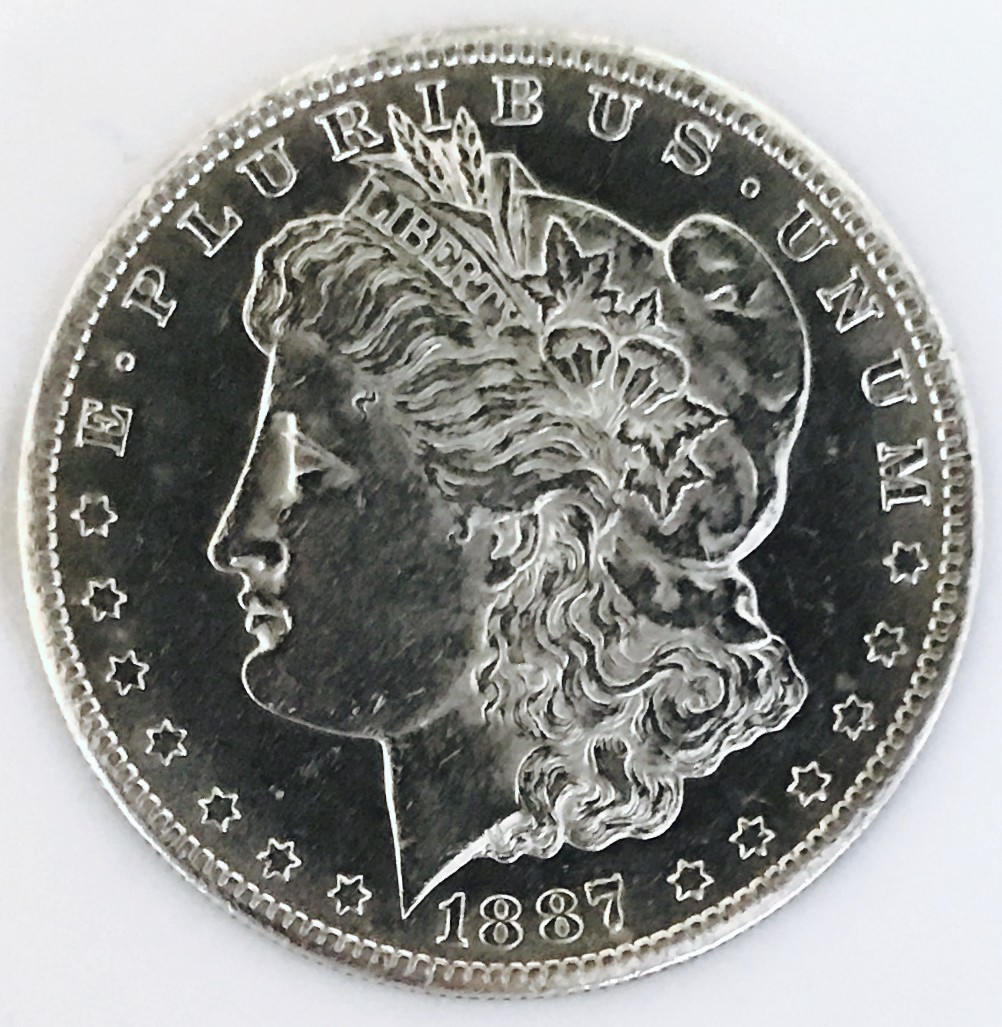 1887 S MORGAN DOLLAR! WONDERFUL PROOF LIKE PIECE! ULTRA RARE FIND! WOW ...