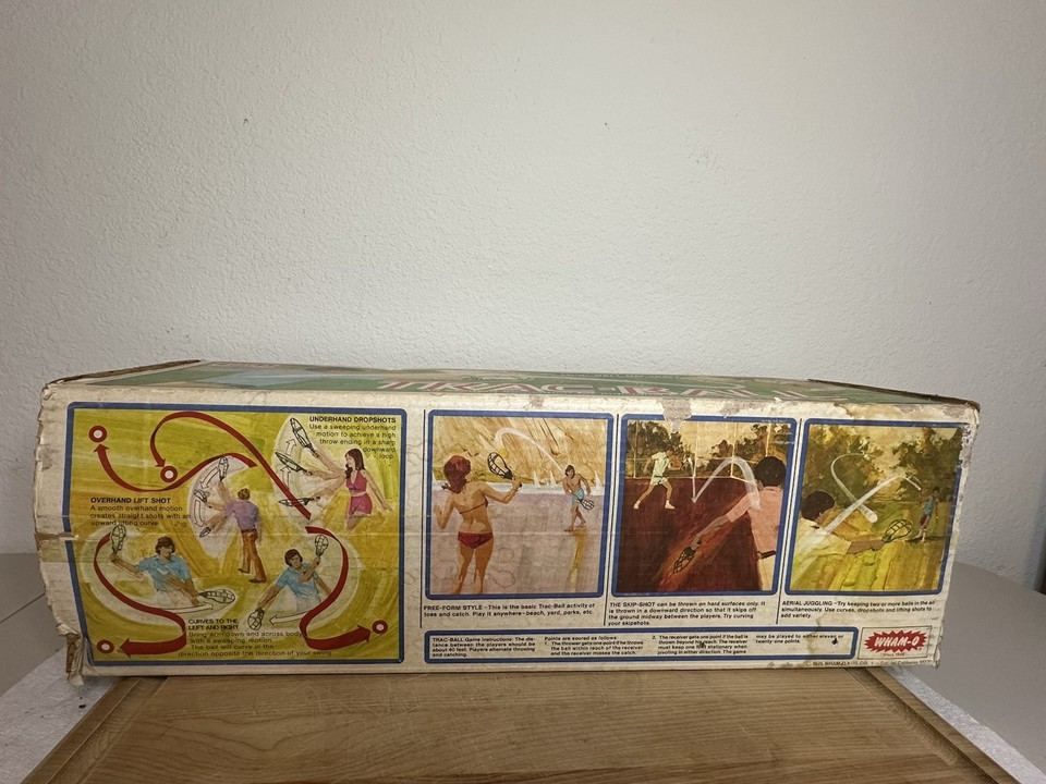 WHAM-O TRAC-BALL Game Original Box Vintage 1975 VTG Rare - With ...