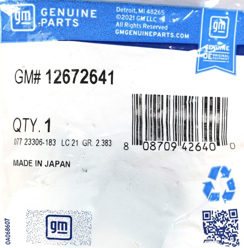 Genuine 12672641 Crankshaft Position Sensor 2011-2016 Chevy GMC Duramax ...