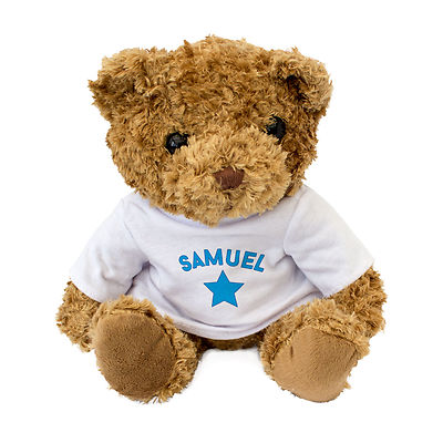 NEW - SAMUEL - Teddy Bear - Cute And Cuddly - Gift Present Birthday ...