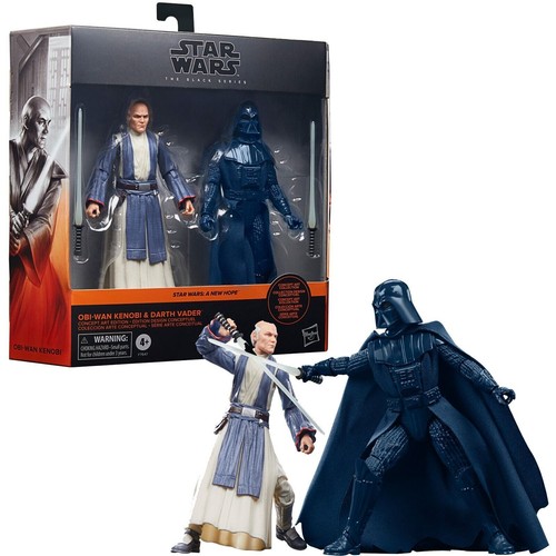 Star Wars Black Series 6" Obi-Wan Kenobi Darth Vader Concept Art 2-Pack ...
