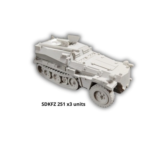 Set of German Halftrack SDKFZ 252 1:32 scale DIY model kits | eBay