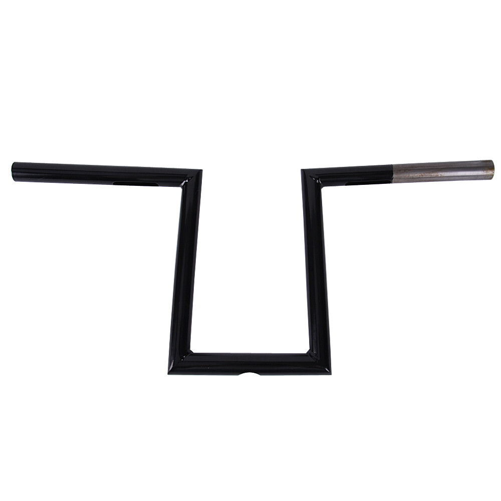 Black 1'' Narrow Z-Bars Handlebars For Harley Chopper Bobber Motorcycle ...
