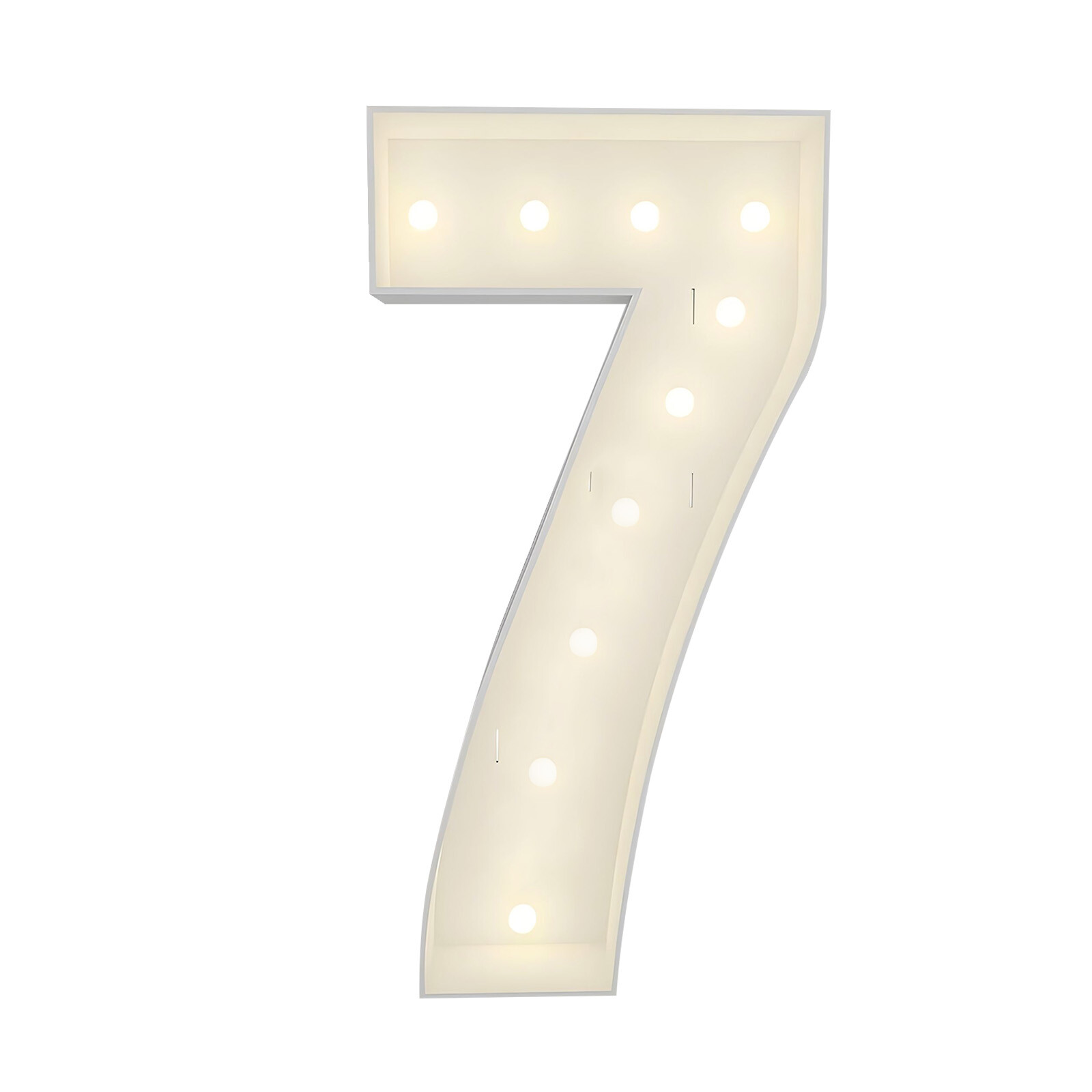 4FT Marquee Light Up Number w/ 10 Bulbs Balloon Frame Wedding Backdrop ...
