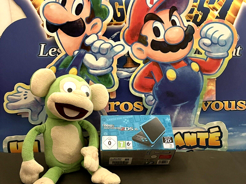 New Nintendo 2DS XL Game Console System BLACK TURQUOISE BLUE NEUVE NEW ...