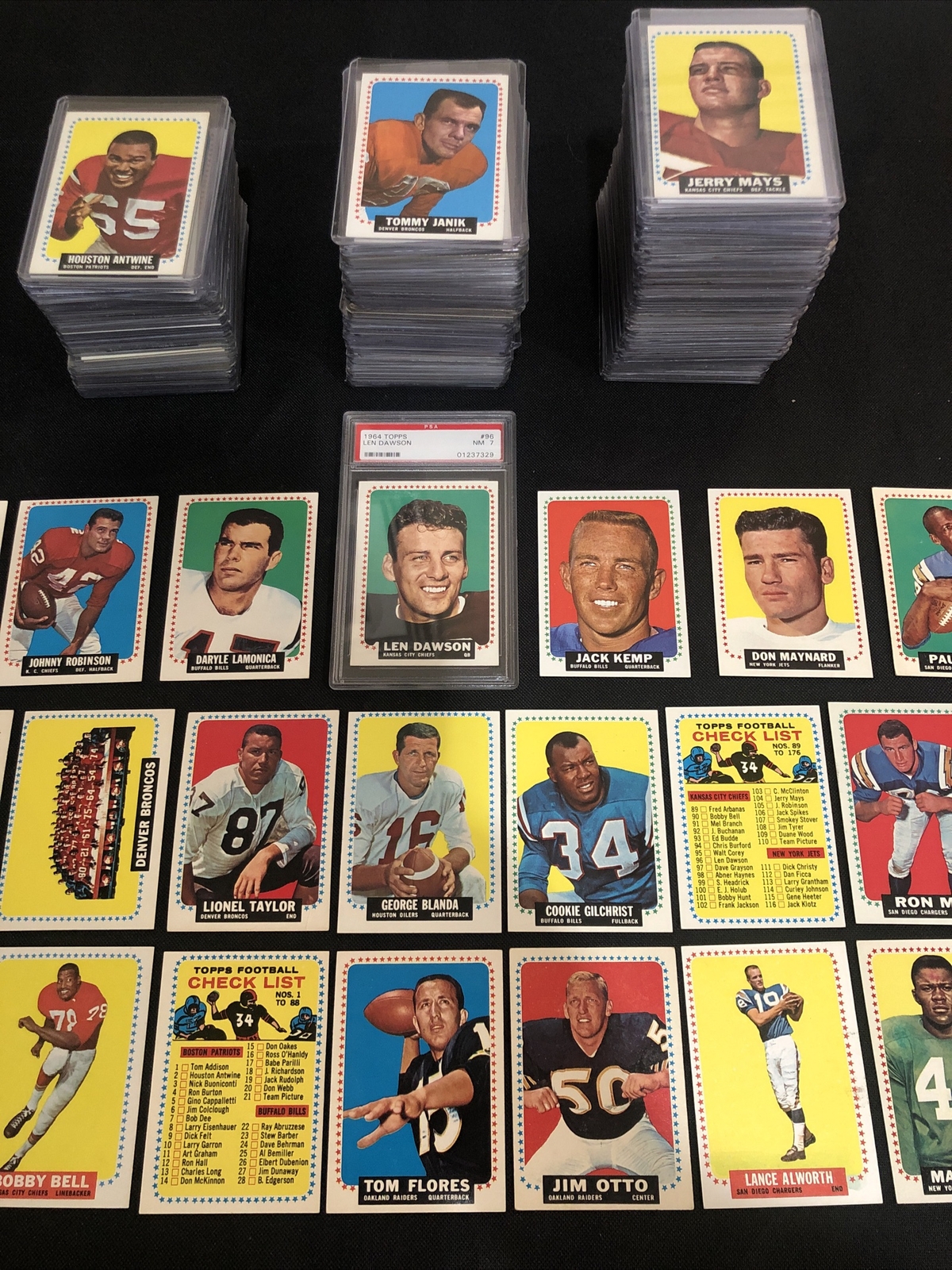1964 Topps Football Complete Set 176 Cards NM Beautiful Sharp PSA | eBay