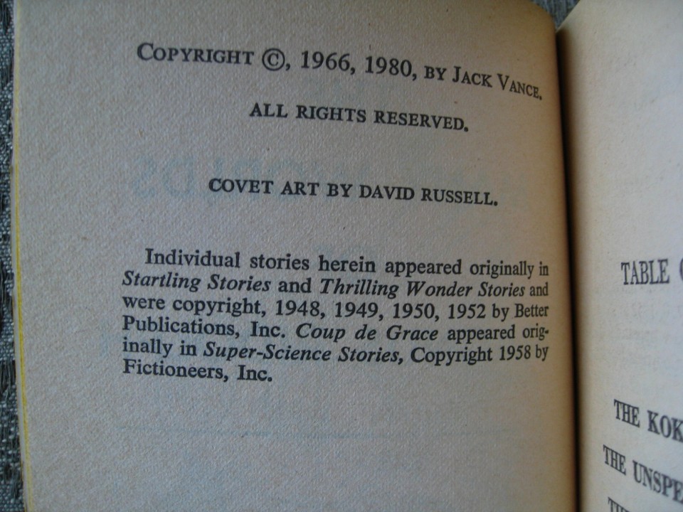 Jack Vance - The Many Worlds of Magnus Ridolph - 1980 - paperback | eBay