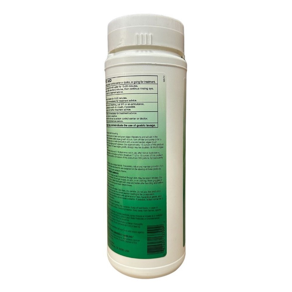 ClearView Black Algae Killer Granular Tri-Chlor 2 lb 4 Pack | CVTC002 ...