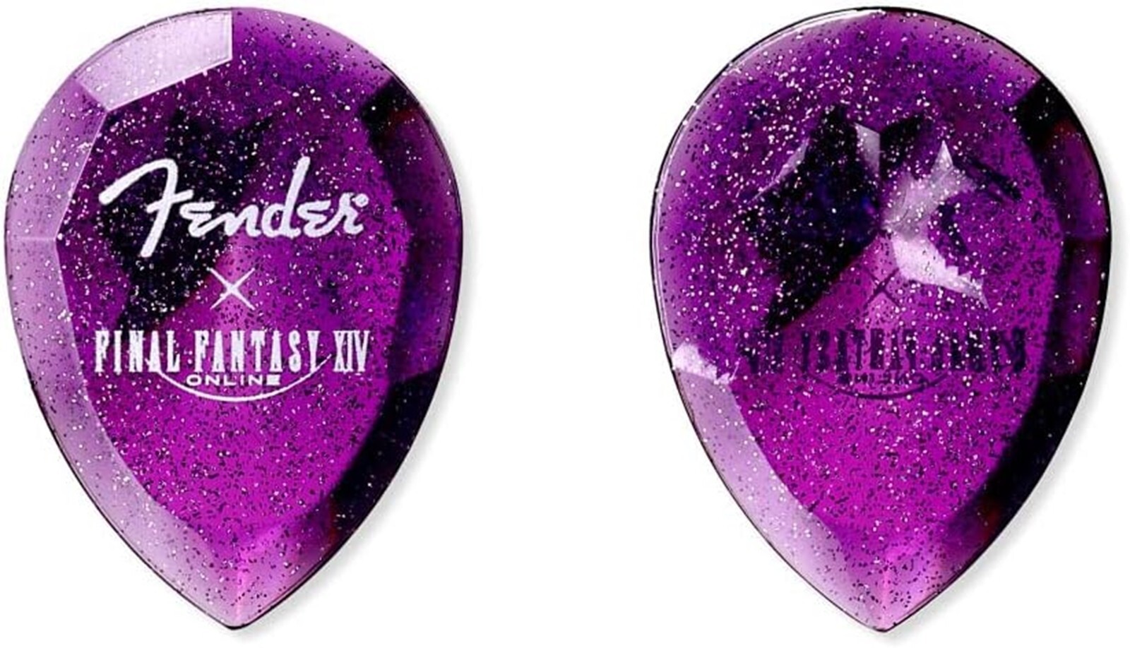 Fender Guitar Picks Final Fantasy XIV CRYSTAL SHARDS limited model 5 ...