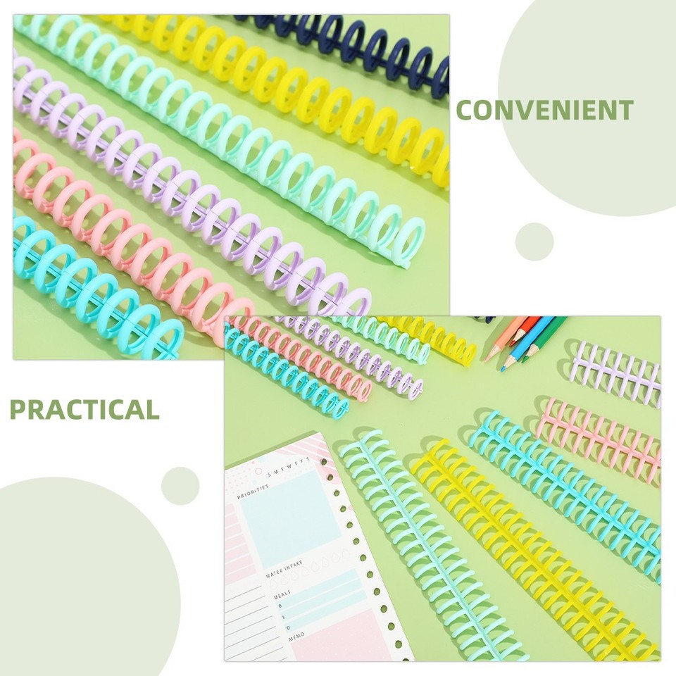 30 Pcs Cinch Binding Machine Ring Binder Replacement Wire Book Machines ...