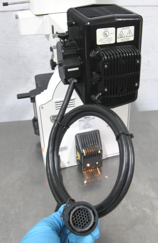 C199172 Nikon Eclipse E400 Microscope w/ 2X, 10X, Y-FL Fluorescence Illuminator | eBay