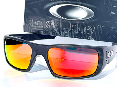 Oakley CRANKSHAFT Shadow Camo POLARIZED Galaxy Ruby Mirror Lens ...
