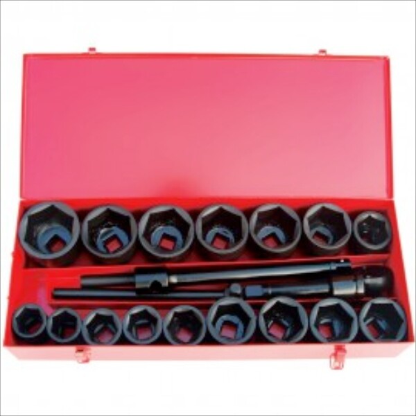 21pc 1" Dr Drive Air Deep Impact Combination Socket Set (sae) for sale ...