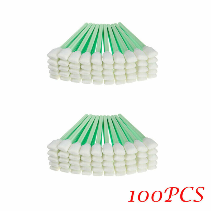 Foam Tip Cleaning Swabs Sponge Stick for Inkjet Printer Optical ...