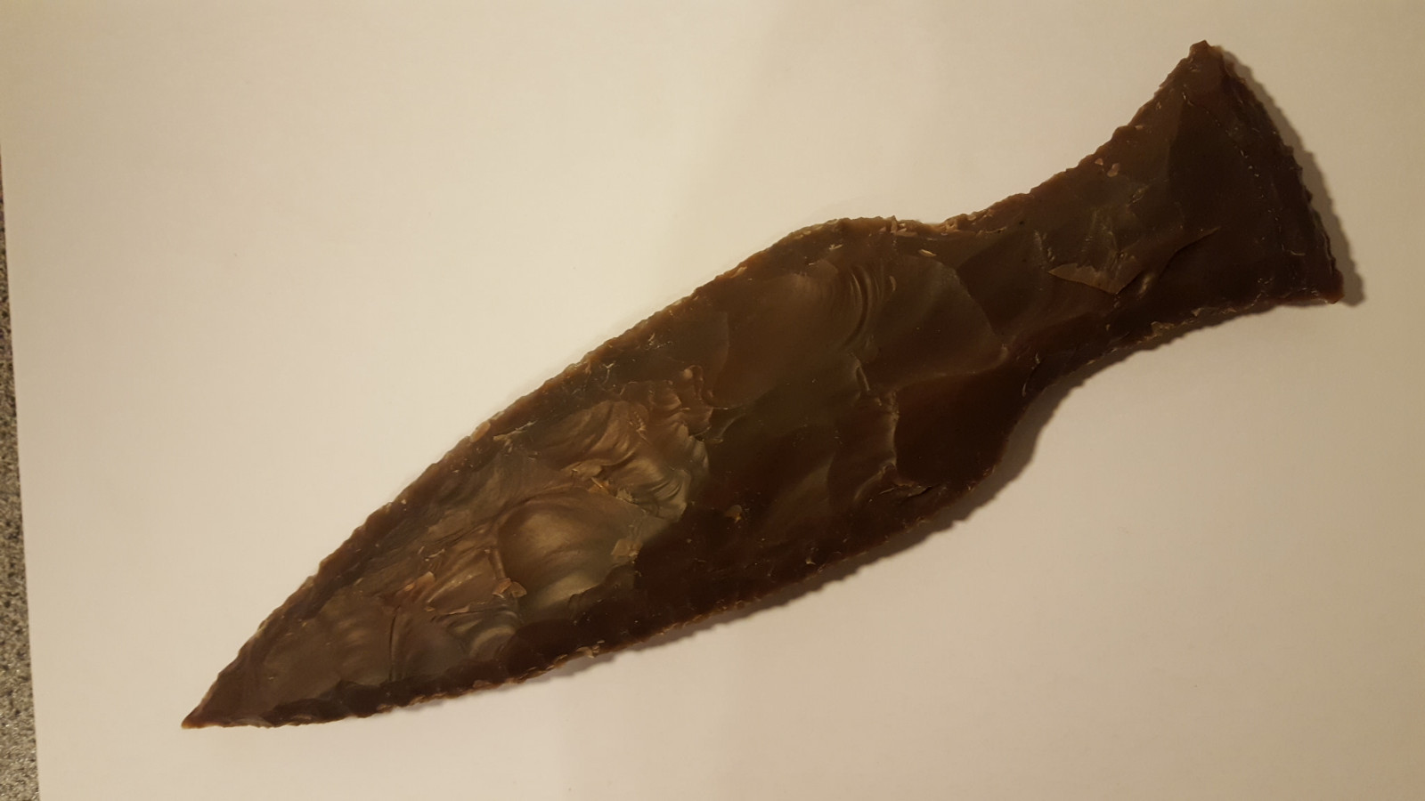 Grand stone age flint tool Danish type (reproduction) flint knapping | eBay