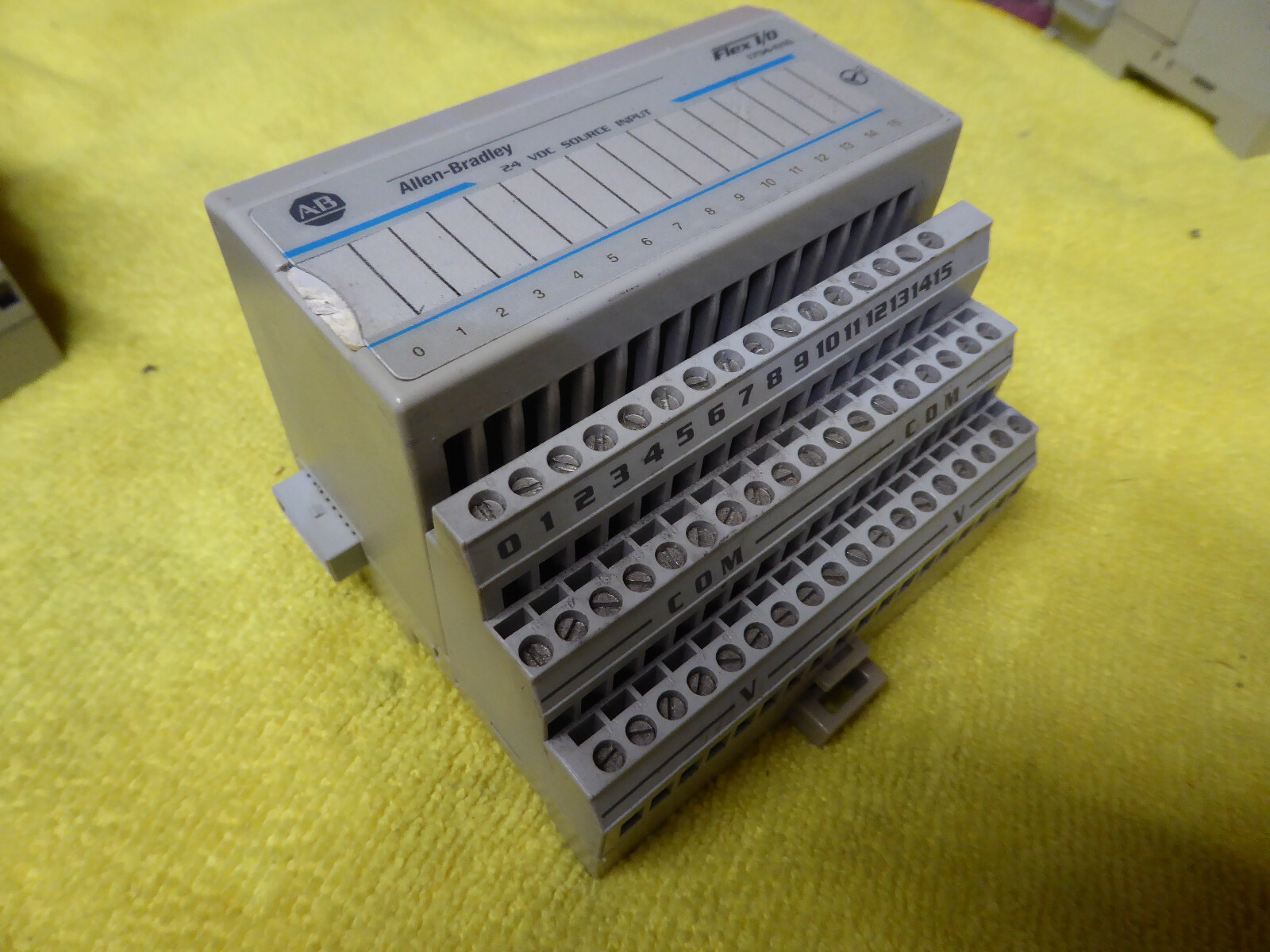 allen bradley Flex I/O 1794-IV16 24VDC Source input module- LOT of 2 ...