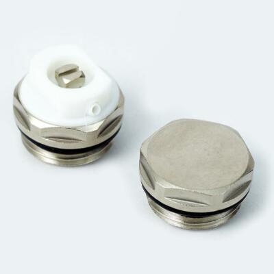 1/2" Inch Air Vent Radiator Bleed Valve & Blanking Plug | eBay UK