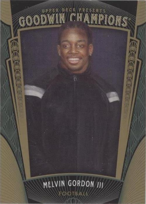 2015 Upper Deck Goodwin Champions - Melvin Gordon #74 (RC) for sale online | eBay