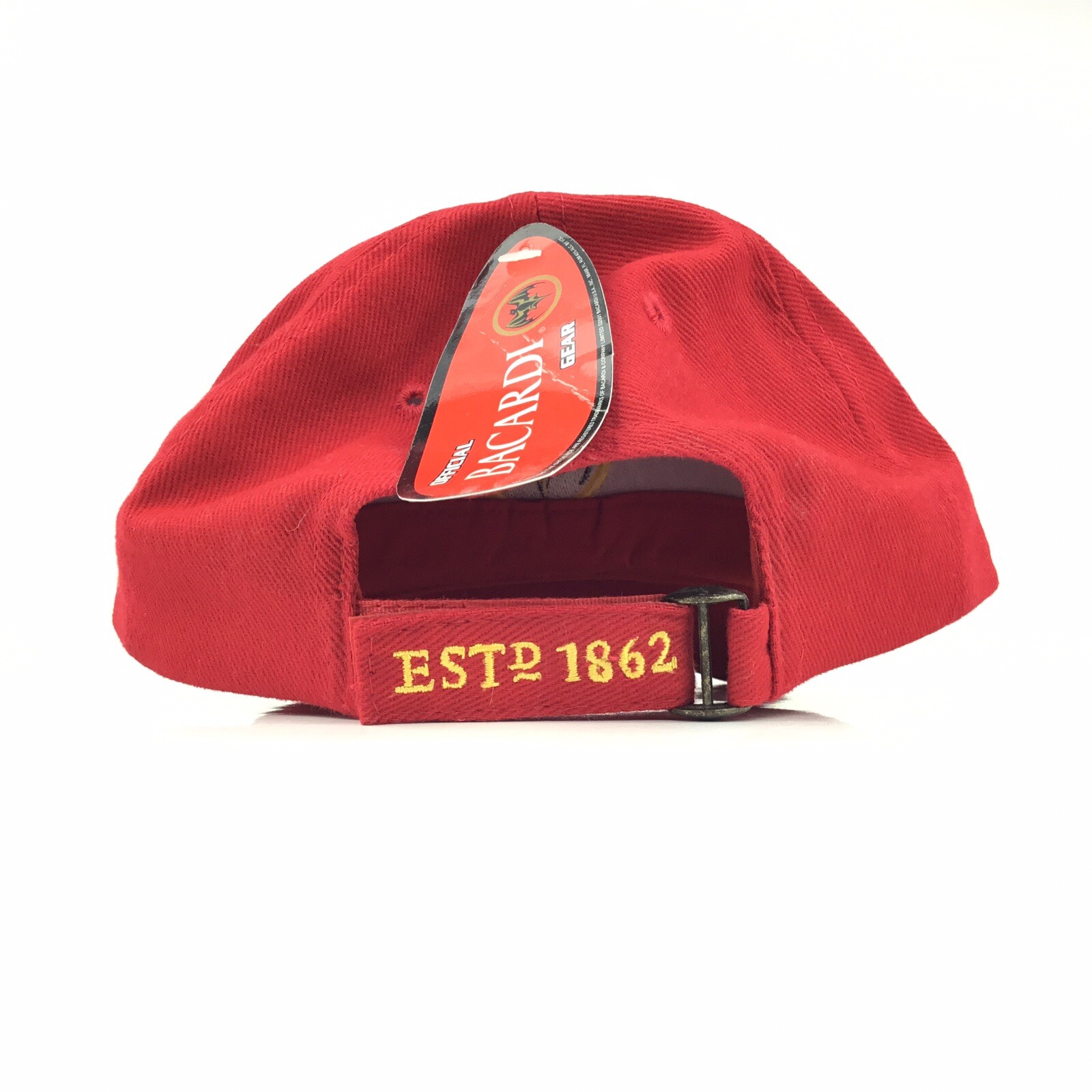 NWT Bacardi Rum Embroidered Red Baseball Cap Hat Adj Adult Cotton | eBay