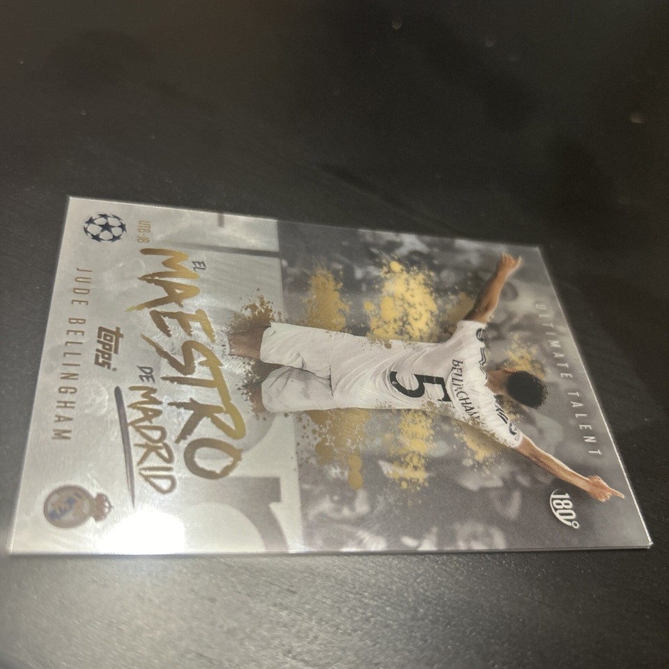 Topps Match Attax 24/25 EL MAESTRO DE MADRID Jude Bellingham 180° RARE ...