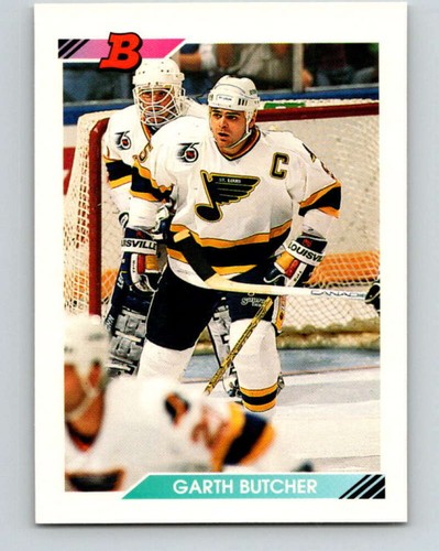 (HCW) 1992-93 Bowman #124 Garth Butcher NHL Blues | eBay
