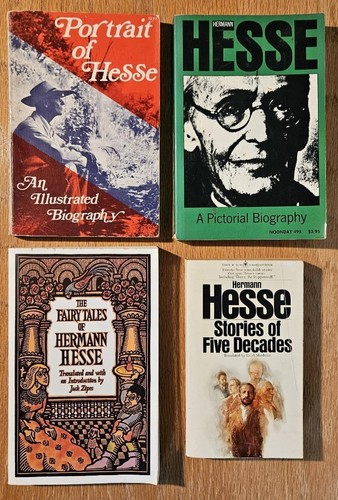 Hermann Hesse Lot of 4: Illustrated Biography, Fairy Tales, Stories of ...