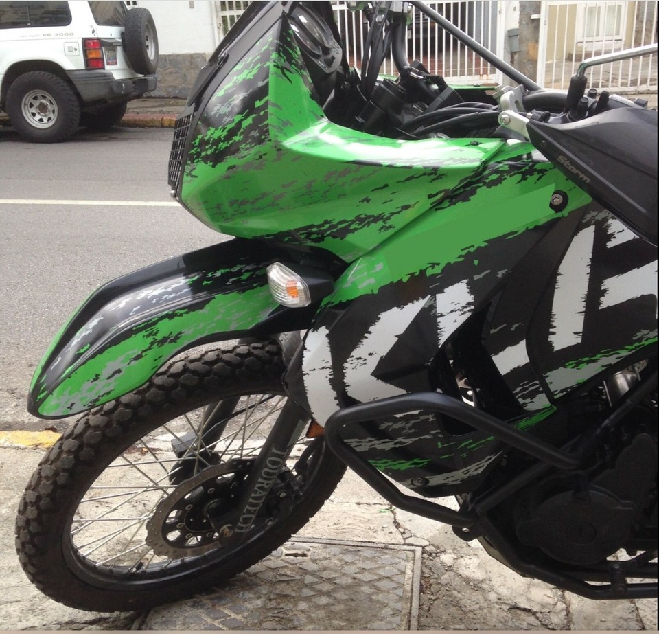 2008-2018 Kawasaki KLR650 Graphic Kit Decals Sticker Full Green ...