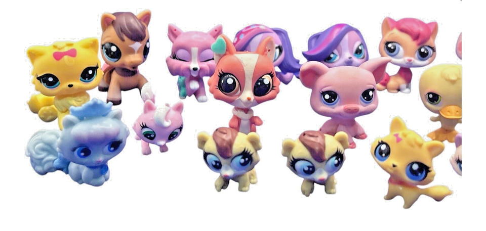 Littlest Pet Shop Bobble Head Lot LPS Toys 2000s Animal Kenner Hasbro ...