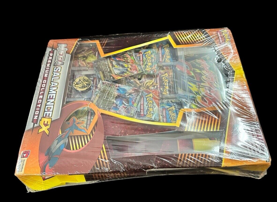Pokemon TCG: Mega Salamence-EX Premium Collection Trading Card Game Kit ...