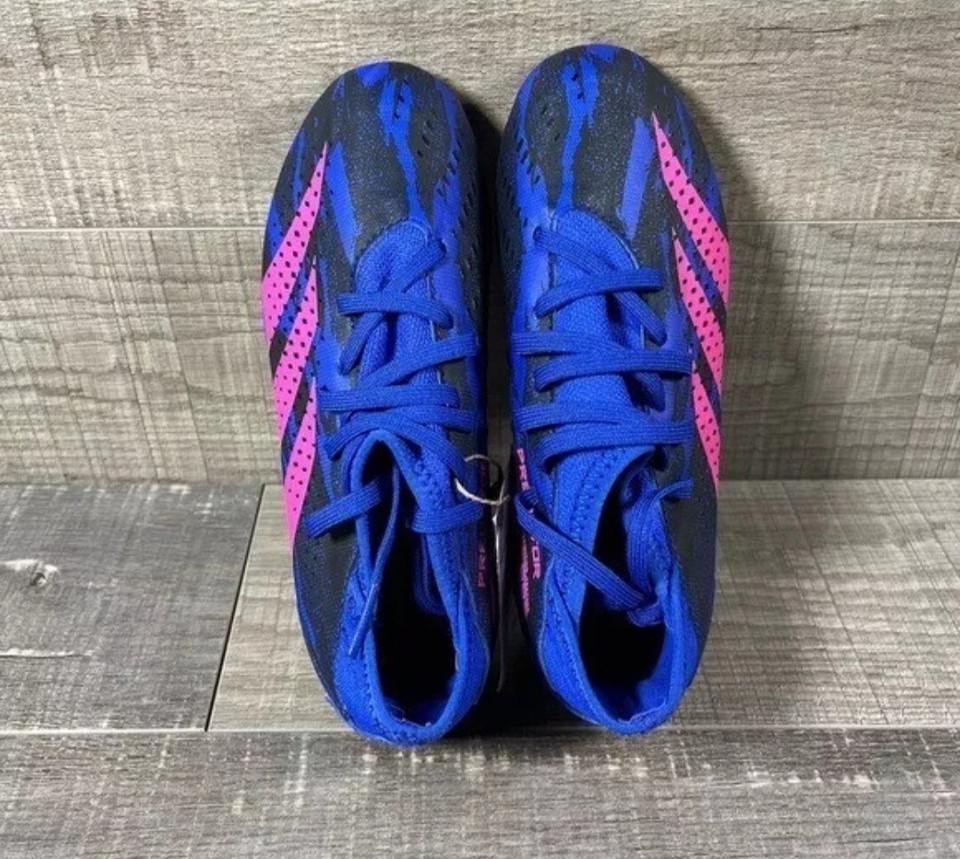 New Adidas Predator Accuracy Pogba Blue Pink Soccer Cleats Mens Size 5. ...