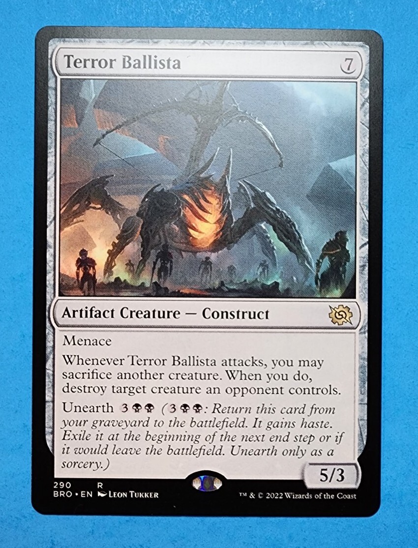 1x Terror Ballista The Brothers War Mtg Magic Card Artifact Creature ...
