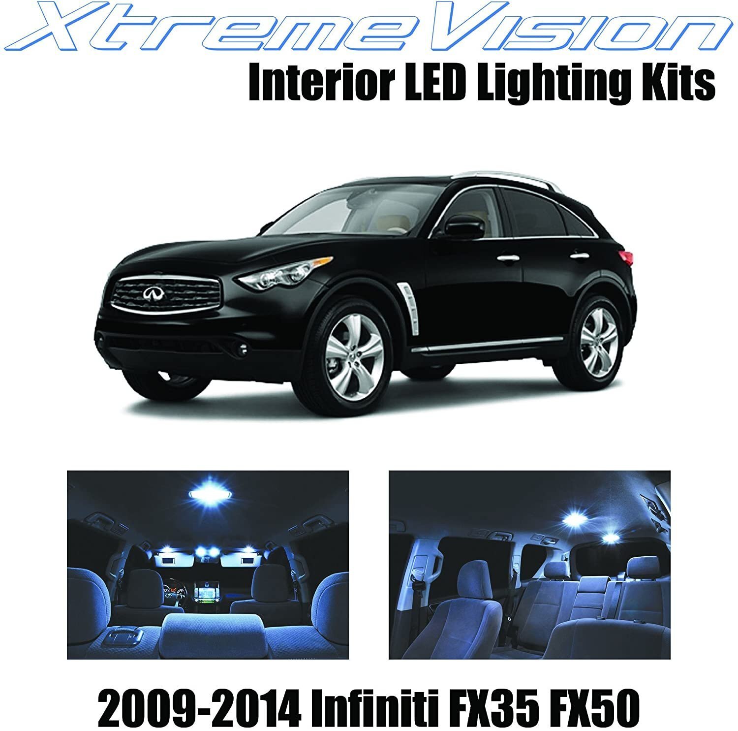 XtremeVision Interior LED for Infiniti FX35 FX50 2009-2014 (12 pcs) | eBay