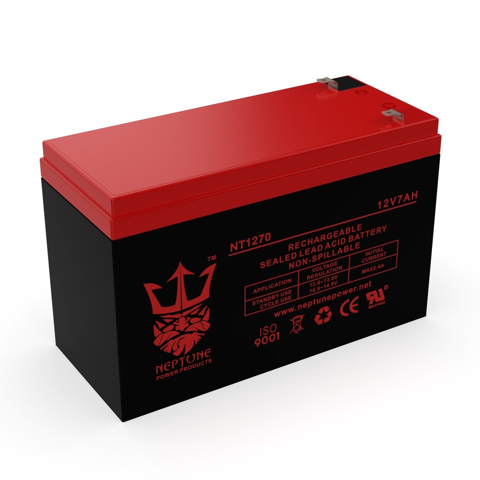 RAZOR E200 & E300S SCOOTER 12V 7ah Neptune Power Replacement Battery 2 ...