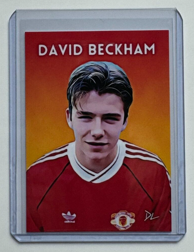 David Beckham Limited Edition Artist Signed Manchester United Trading ...