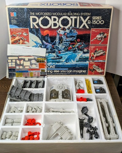 1985 Robotix Series R-1500 Set MB Original Box - 95% Complete | eBay