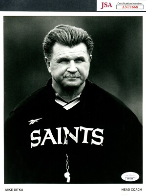 JSA Mike Ditka Autographed Signed AUTO 8x10 Photo New Orleans Saints ...