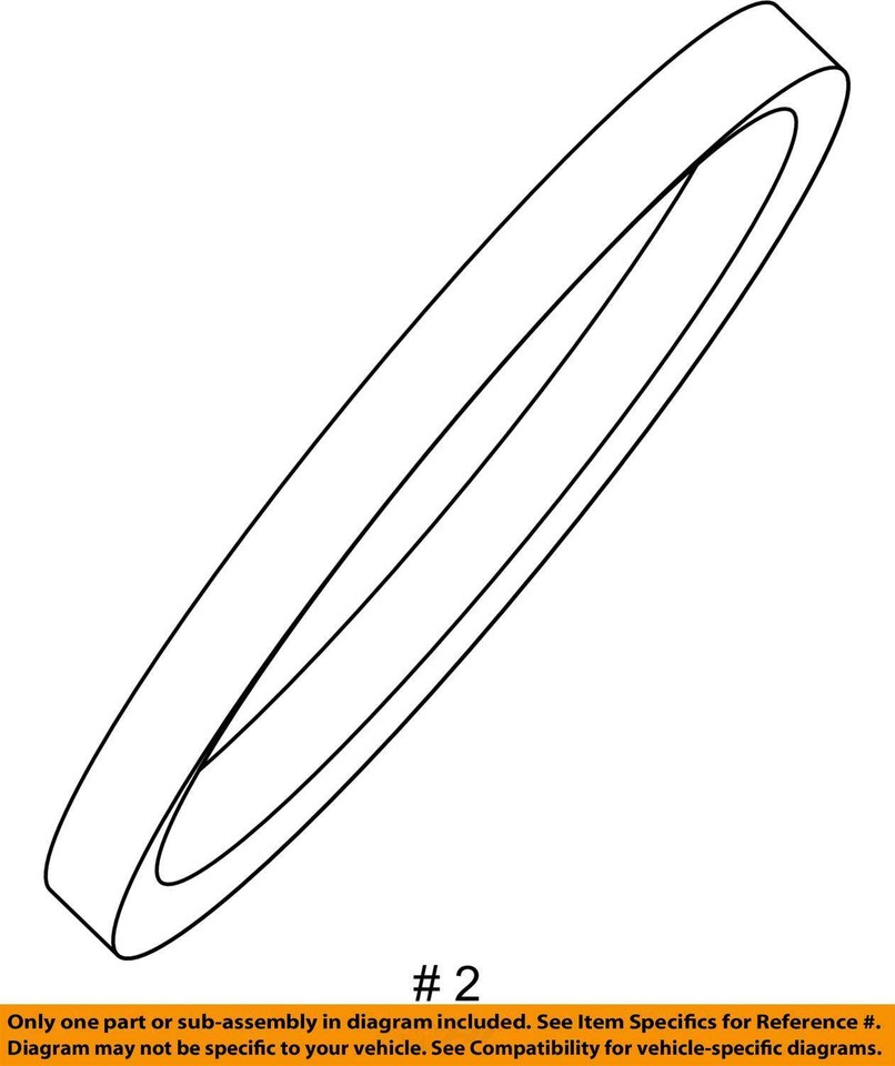 GM OEM 20-24 Corvette Exhaust Components-Converter Pipe Gasket 12672379 ...