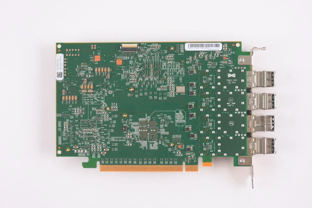 LPe31004-M6-SIO Broadcom 4-Port 16GFC Short Wave Optical Host Bus ...