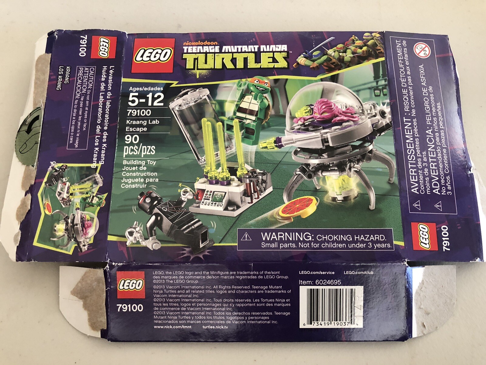 LEGO 79100 Teenage Mutant Ninja Turtles Kraang Lab Escape 673419190374 ...