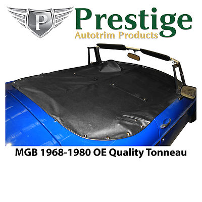 MGB Tonneau Cover Black Factory Quality Vinyl without Headrest Pockets ...