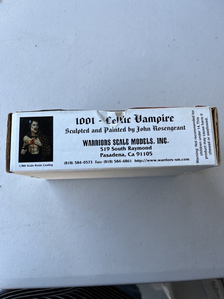 Warriors Scale Models - Celtic Vampire - 1/9 Scale - #1001 | eBay