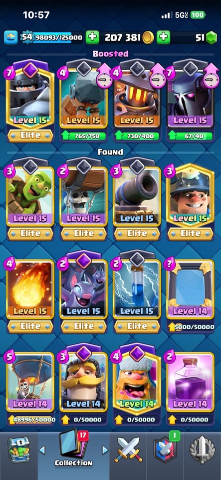 Clash Royale Account-11585 Trophies-22 Elite And Lvl 14 -101 Emotes, 17 ...