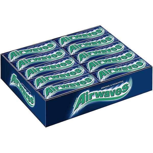 90 Packungen Airwaves Menthol & Eucalyptus A 14g Air Waves online ...