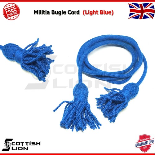 Militia BB Bugle Cord Army Scouts Bugle Cords Light Blue 100% Wool ...