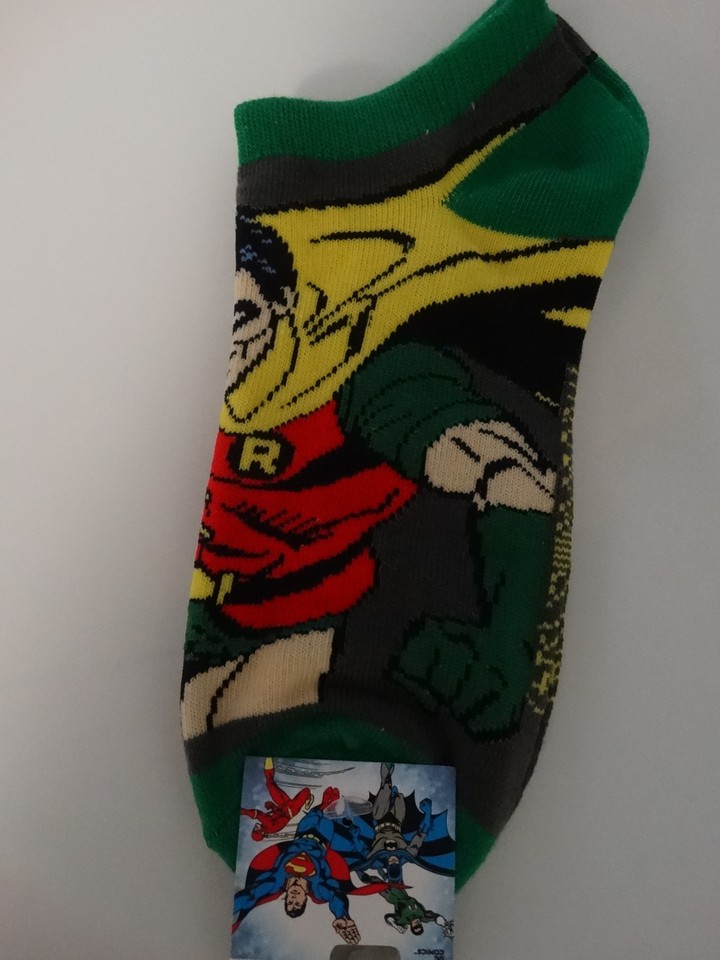 Batman, Robin, Superman Dc Comics Ankle Socks You Pick From List | eBay