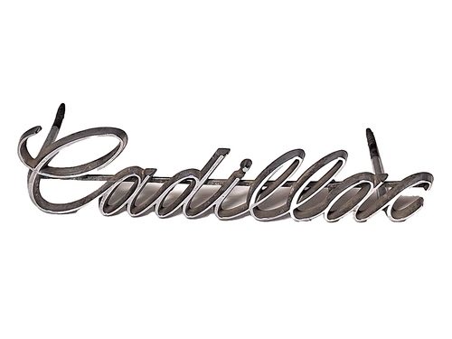 Cadillac Emblem OEM Trunk Side Panel Badge Ornament 6 Inches Script ...