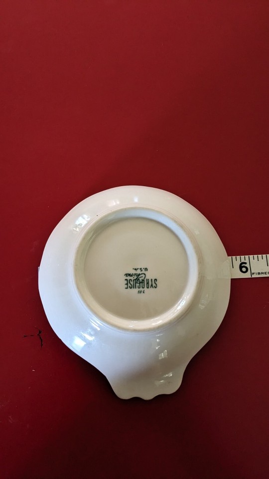 ATSF SANTA FE RR Railroad Syracuse China CALIFORNIA POPPY ONE DESSERT ...